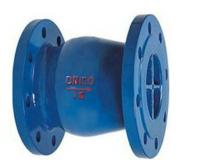 China Axial Flow Non Slam Check Valve Class150 Flanged Ductile Iron Silent Check Valve for Pump Station Outlet for sale