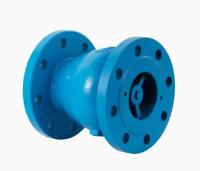 China Axial Flow Non Slam Check Valve Class150 Flanged Ductile Iron Silent Check Valve for Pump Station Outlet for sale