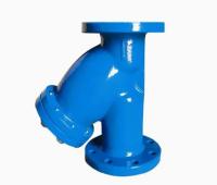 China Y Type Flanged Ball Check Valve Ductile Iron Rubber Ball Non Return Valve for Water Sewage Pipeline for sale