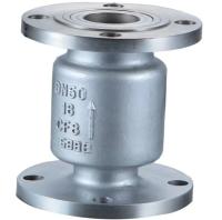 China CF8 Stainless Steel Vertical Lift Check Valve PN16 Flanged Non Return Valve DN25-DN200 for Steam Water Oil Chemical Pipeline for sale