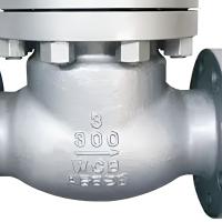China WCB Cast Steel Swing Check Valve Class150 Flanged End API Standard Non Return Valve for Oil Gas Steam Pipeline for sale