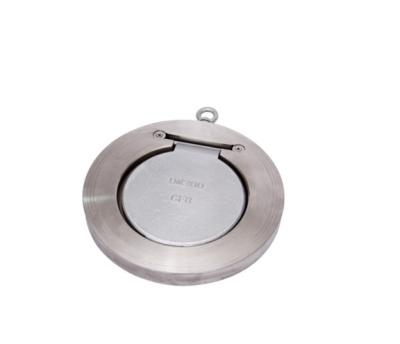 China Ultra Thin Single Plate Wafer Check Valve SS304 SS316 Anti-backflow Swing Check Valve for Chemical Water Oil Pipeline for sale
