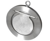 China Ultra Thin Single Plate Wafer Check Valve SS304 SS316 Anti-backflow Swing Check Valve for Chemical Water Oil Pipeline for sale
