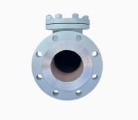 China Cast Iron Swing Check Valve with Manual Adjustable Lever, Flanged One Way Non Return Valve for Municipal Industrial System for sale