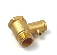 China Brass Water Heater Safety Relief Valve Body Thread Backflow Preventer Valve Body for Electric Water Heater Pressure Protection for sale