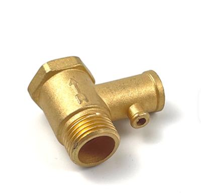 China Brass Water Heater Safety Relief Valve Body Thread Backflow Preventer Valve Body for Electric Water Heater Pressure Protection for sale