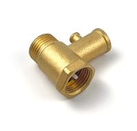 China Brass Water Heater Safety Relief Valve Body Thread Backflow Preventer Valve Body for Electric Water Heater Pressure Protection for sale