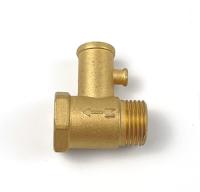 China Brass Water Heater Safety Relief Valve Body Thread Backflow Preventer Valve Body for Electric Water Heater Pressure Protection for sale