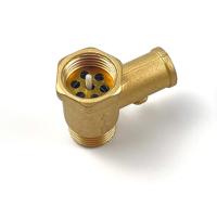 China Brass Water Heater Safety Relief Valve Body Thread Backflow Preventer Valve Body for Electric Water Heater Pressure Protection for sale