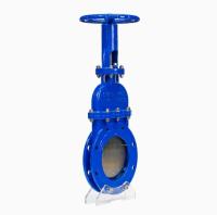 China DN50-DN1200 Industrial Knife Gate Valve Cast Carbon Steel Stainless Steel for Sewage Mining Flange Connection for sale