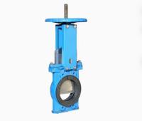 China DN50-DN1200 Industrial Knife Gate Valve Cast Carbon Steel Stainless Steel for Sewage Mining Flange Connection for sale