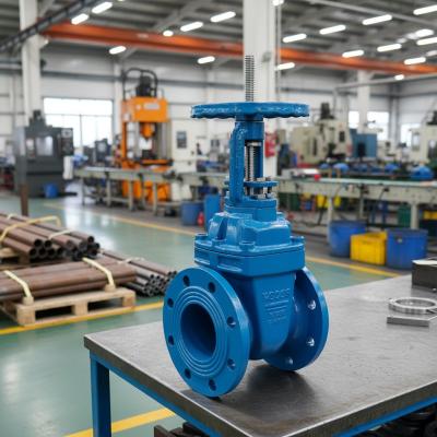 China Manual Rising Stem Resilient Seat Gate Valves  2in 20in  1 Year Warranty Applicable to Oil, Vapor, Water for sale