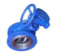 China 2in48in Large Caliber WCB SS304/316 Flange Hard Seal Double Flange Triple Offset Butterfly Valve with Gearbox Professional Valve for sale