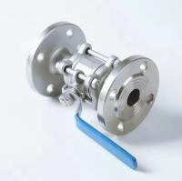 China 3 Piece Stainless Steel Ball Valve High Pressure CF8/CF8M Factory Price Manual Ball Valve for sale