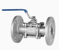 China 3 Piece Stainless Steel Ball Valve High Pressure CF8/CF8M Factory Price Manual Ball Valve for sale