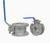 China Premium Corrosion-Resistant Manual Flanged Stainless Steel Thin Wafer Ball Valve OEM High Temperature Industrial Use for sale