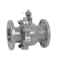 China Manual Operate ANSI150 DN100 PN16 4 Inch WCB Double Flange Type 2 Way 2pcs Flange Ball Valve for sale