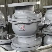 China Manual Operate ANSI150 DN100 PN16 4 Inch WCB Double Flange Type 2 Way 2pcs Flange Ball Valve for sale