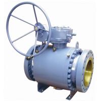 China Big Size High Performance High Pressure Three Piece Ball Valve Stainless Steel Customized Forged Trunnion Ball Valve for sale