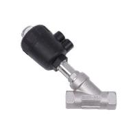 China Y Type Pneumatic Angle Seat Valve Thread Stainless Steel Pneumatic Globe Valve for Steam Water Treatment Pipeline for sale