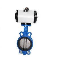 China Pneumatic Wafer Butterfly Valve EPDM Seal for High Temperature Oil Water Gas Control for sale