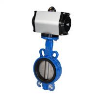 China Pneumatic Wafer Butterfly Valve EPDM Seal for High Temperature Oil Water Gas Control for sale