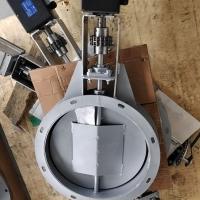 China Pneumatic Flange Ventilation Damper Butterfly Valve High Temp Resistant for Industrial Gas Pipeline for sale