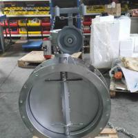 China Pneumatic Flange Ventilation Damper Butterfly Valve High Temp Resistant for Industrial Gas Pipeline for sale