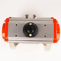 China Flange Type PPH Pneumatic Ball Valve Anti-Corrosion Plastic Automatic Shut Off Valve for Chemical Sewage Pipeline for sale