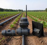 China ETRANY LORA Operated Electric Actuator Ball Valve 2 Inch Port High Temp Water Reducing Irrigation 10-16Bar Pressure OEM Solar for sale