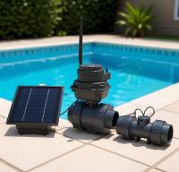 China ETRANY LORA Operated Electric Actuator Ball Valve 2 Inch Port High Temp Water Reducing Irrigation 10-16Bar Pressure OEM Solar for sale