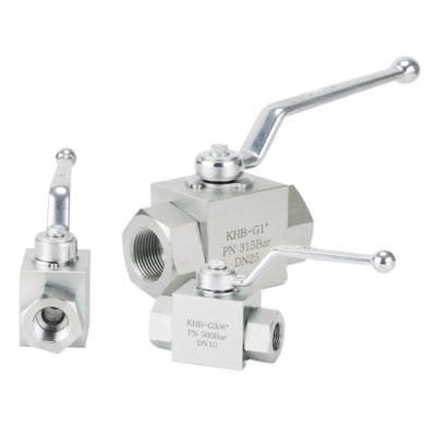 China High Pressure Hydraulic Ball Valve  1/4