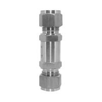 China 316L Stainless Steel Double Ferrule Check Valve High Pressure Instrument One Way Non Return Valve for Gas Liquid Pipeline for sale