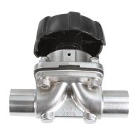 China SUS316L Manual Welded Ball Diaphragm Valves High Temperature Water OEM for sale
