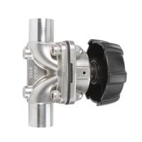 China SUS316L Manual Welded Ball Diaphragm Valves High Temperature Water OEM for sale