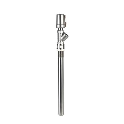 China DN15 Pneumatic Angle Stainless Steel Beverage Filling Valve Extended Rod Anti-Drip for Water Oil Control General Application for sale