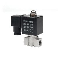China Etrany Control 2Way 1/4  in Air Water Gas DC24V Pneumatic Stainless Steel Material Solenoid Valve for sale