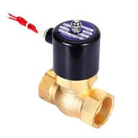 China Etrany 2Way 1  1/2in Steam  DC24V Brass Material Stop Solenoid Valve Normal Temperature Control Manual 1 Year Warranty ODM/OEM for sale