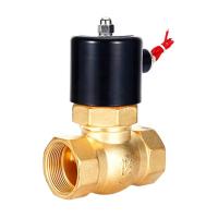 China Etrany 2Way 1  1/2in Steam  DC24V Brass Material Stop Solenoid Valve Normal Temperature Control Manual 1 Year Warranty ODM/OEM for sale