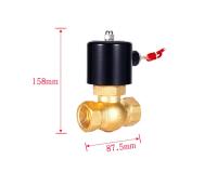 China Etrany Custom Boiler Electromagnetically Operated  Feed Electromagnetically Operated Valve 2 Way ValveHigh-temperature Steam for sale