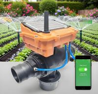 China Etrany Solar Intelligent Digital 3Way Angle Ball Valve for Water-Saving Irrigation Agricultural Fields Hydraulic Remote Control for sale