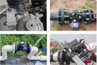 China Etrany Solar Intelligent Digital 3Way Angle Ball Valve for Water-Saving Irrigation Agricultural Fields Hydraulic Remote Control for sale