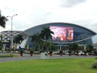 China New design led strip video billboard display screen with great price for sale