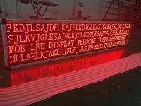 China Energy - saving Message Text Dual Tri Color Scrolling Traffic LED Sign P10mm on the Highway Traffic for sale