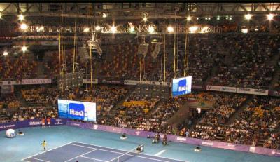China P10 1R1G1B Commercial Indoor Led Screens Advertising , DVI Signal Interface for sale