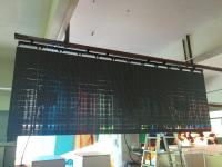China P10mm outdoor flexible led video wall rental display screens transparent super refresh rate for sale