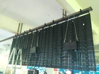 China P10mm outdoor flexible led video wall rental display screens transparent super refresh rate for sale