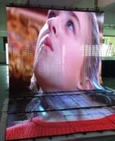 China P10mm outdoor flexible led video wall rental display screens transparent super refresh rate for sale