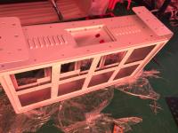 China Customized 960 * 360mm, 160 * 60 Monochrome Panel Taxi LED Display For Taxi Roof Top Signs for sale