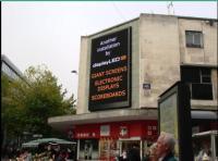 China Electronic Outdoor Led Advertising Billboard P10 1R1G1B Aluminum or Iron for sale